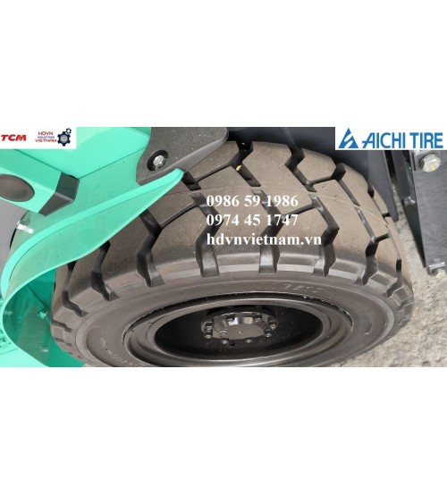 Lốp đặc 250-15 Aichi ME310 Nhật Bản - Lốp trước xe nâng 3.5 tấn